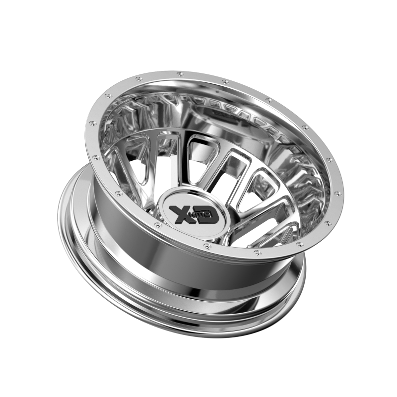 20 x 8.25 XD GRENADE DUALLY CHROME - REAR - 8X6.5 - -3.17" BS